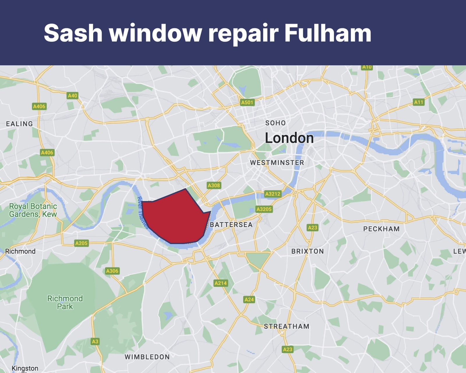 Sash windows repair Fulham - Windows specialists in Fulham